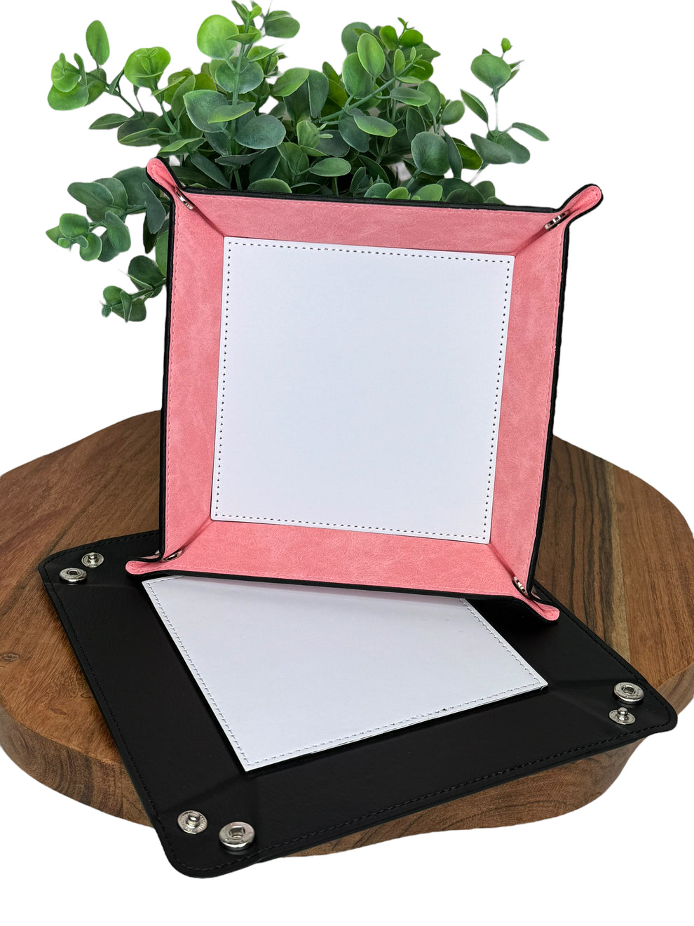 Snap Tray PU Leather Sublimation Blank
