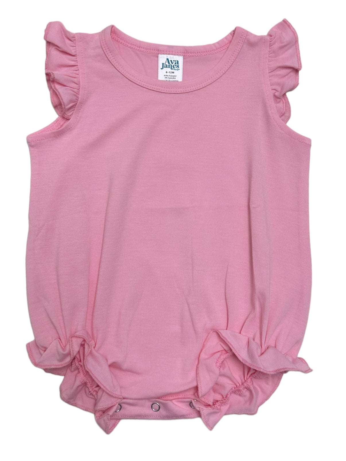 Flutter Tank Baby Bubble Romper Sublimation – Ava Jane's Blanks