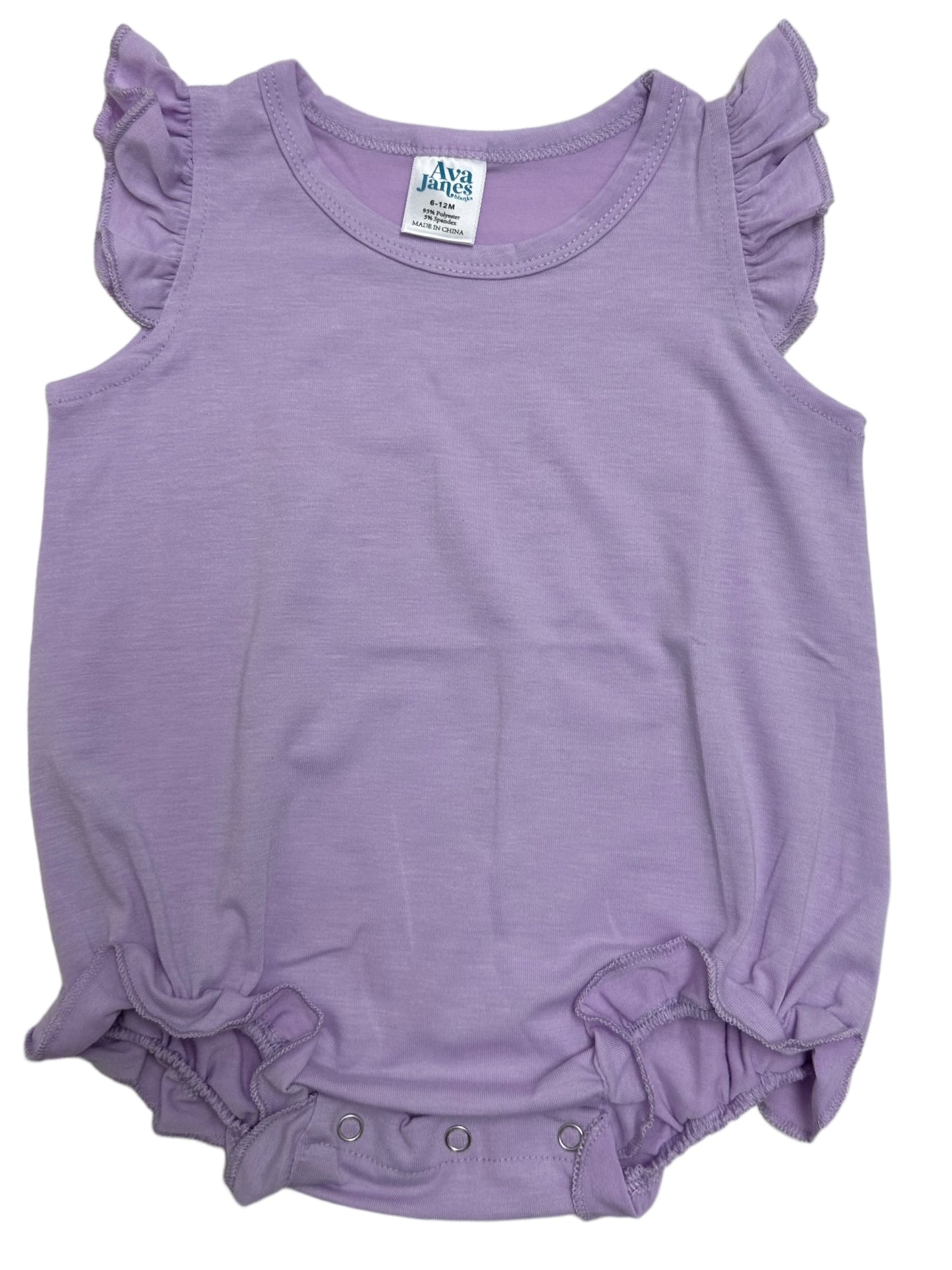 Flutter Tank Baby Bubble Romper Sublimation – Ava Jane's Blanks