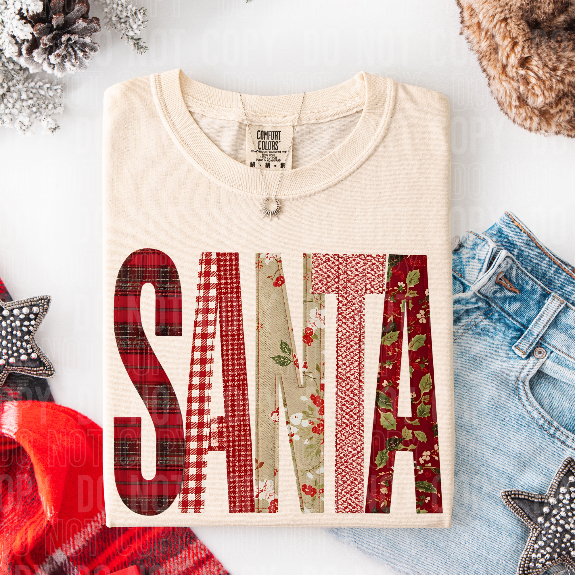 Santa Christmas Patch